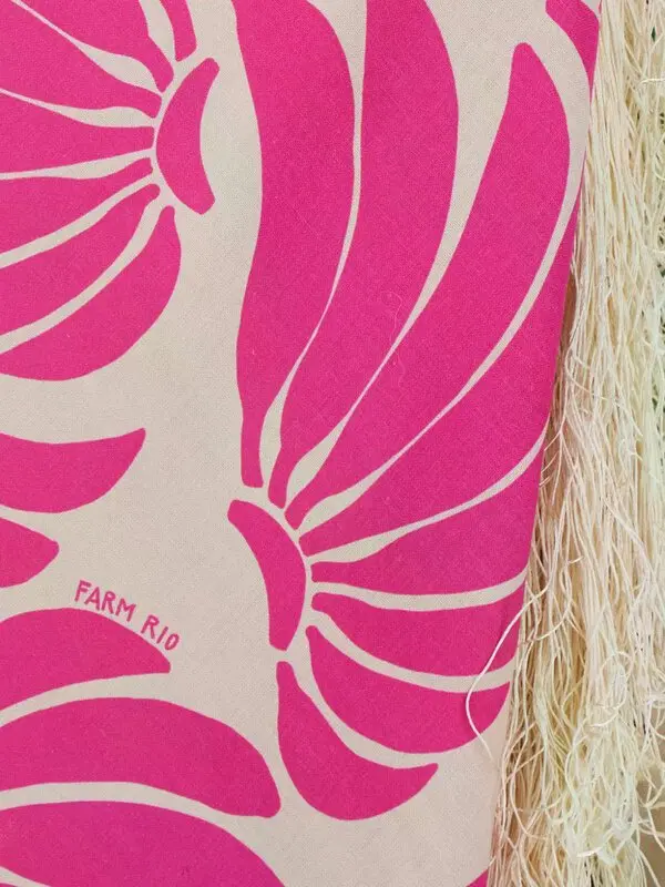 Farm Rio Banana Wings Midi Skirt
