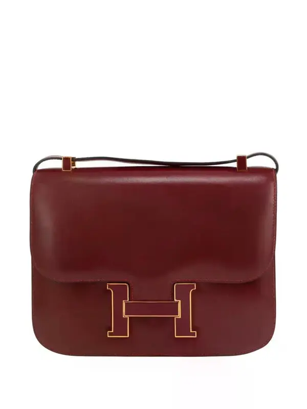 Hermès 1982 Constance Leather Crossbody Bag - Red