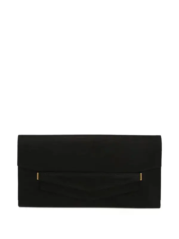 Hermès 1981 Facon Satin Flap Clutch Bag
