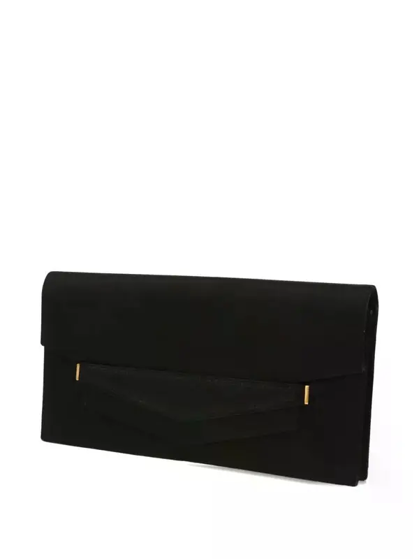 Hermès 1981 Facon Satin Flap Clutch Bag