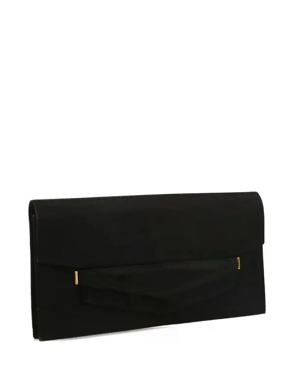 Hermès 1981 Facon Satin Flap Clutch Bag