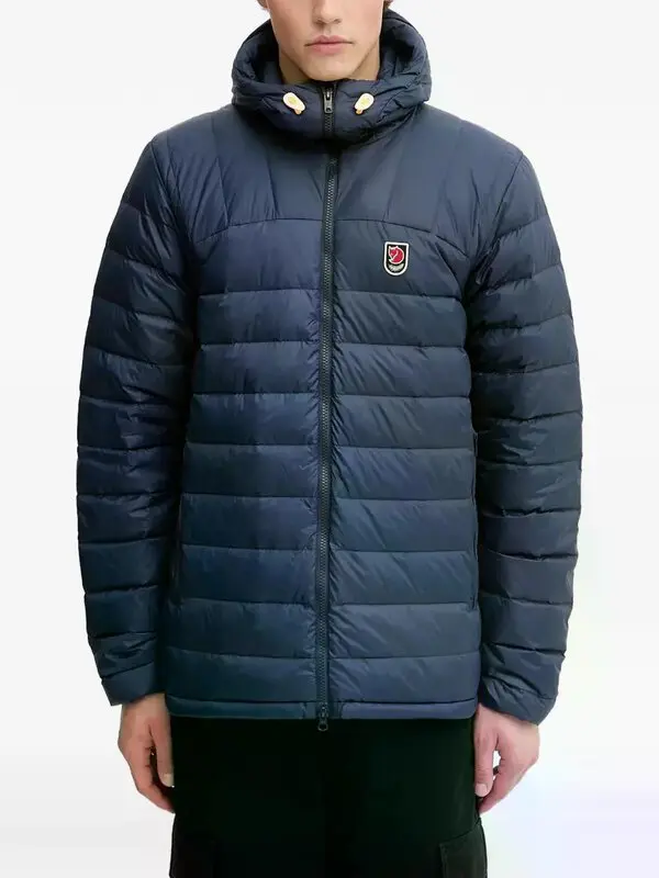 Fjallraven Padded Hooded Jacket With Logo Detail