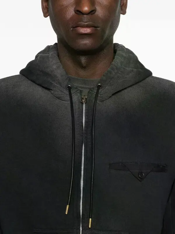 KHOKI Pinstripe Zip Hoodie