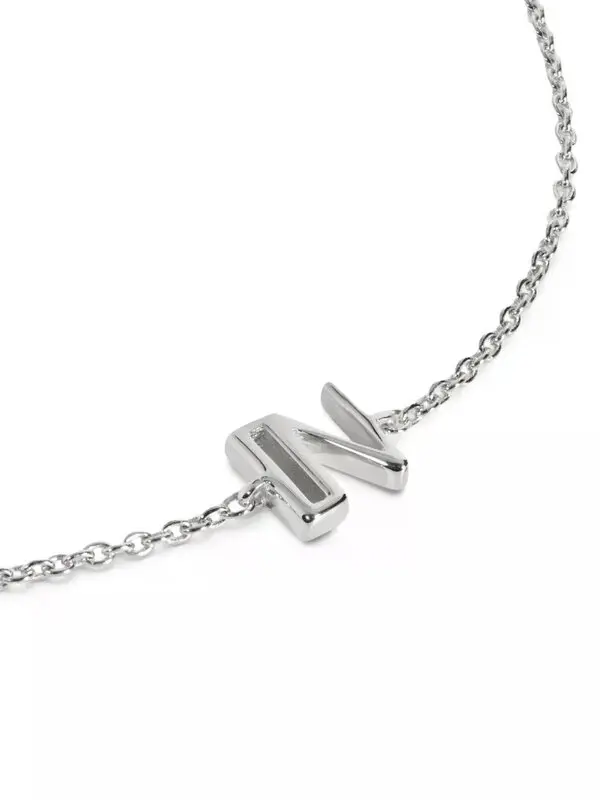Monica Vinader Initial N Chain Bracelet - Silver