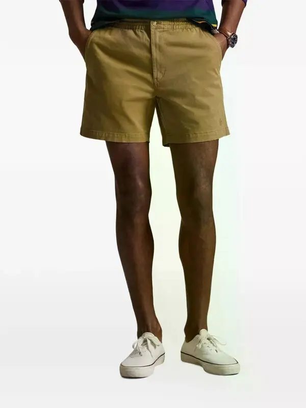 Polo Ralph Lauren Khaki Elasticated Waistband Shorts - Neutrals
