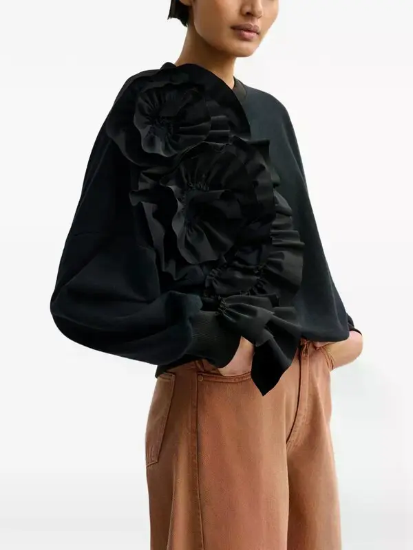 Essentiel Antwerp Jigantum Ruffled Sweatshirt