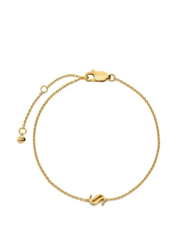 Monica Vinader Initial S Chain Bracelet - Gold