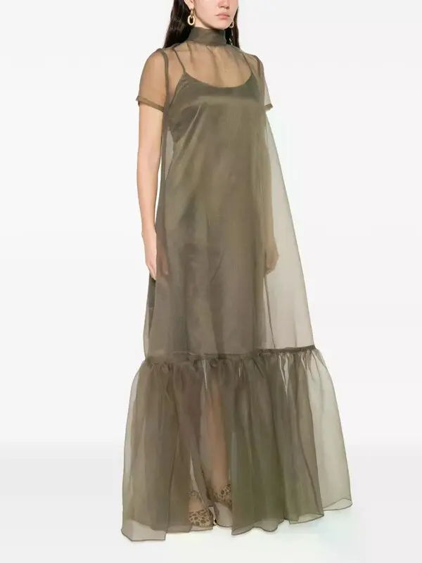 Staud Calluna Ruffled Maxi Dress