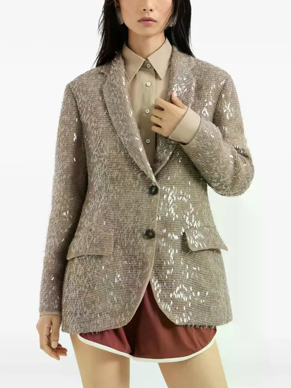 Brunello Cucinelli Sequined Blazer