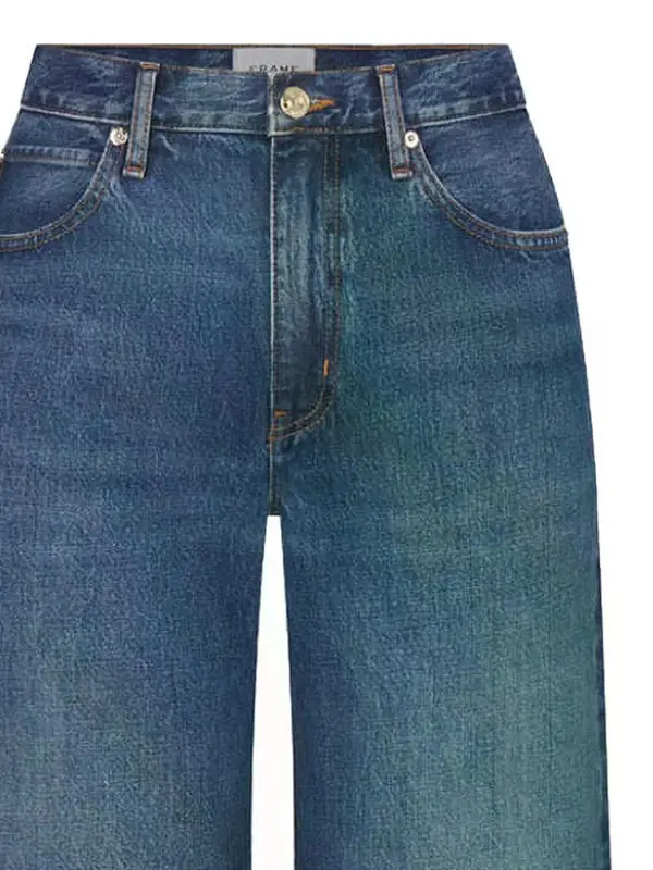 FRAME Stroll Wide-leg Jeans - Blue