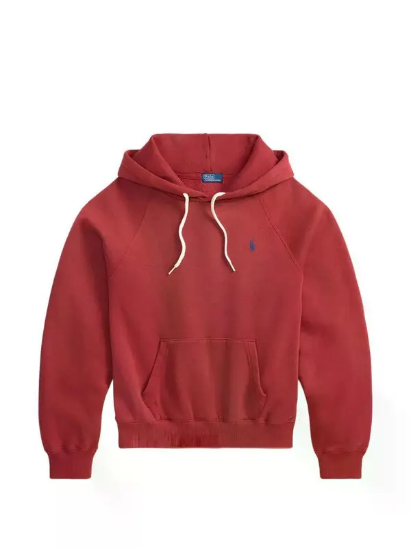 Polo Ralph Lauren Logo Detail Hoodie - Red