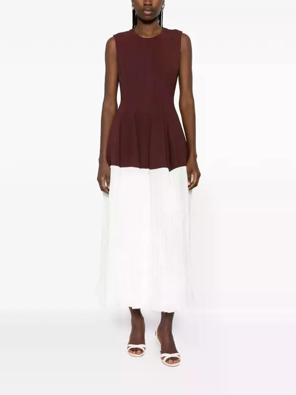 Simkhai Pleated Maxi Dress