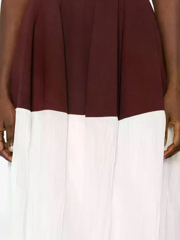 Simkhai Pleated Maxi Dress