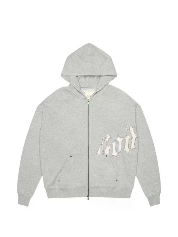 GODSPEED Og Logo Zip-up Hoodie - Grey