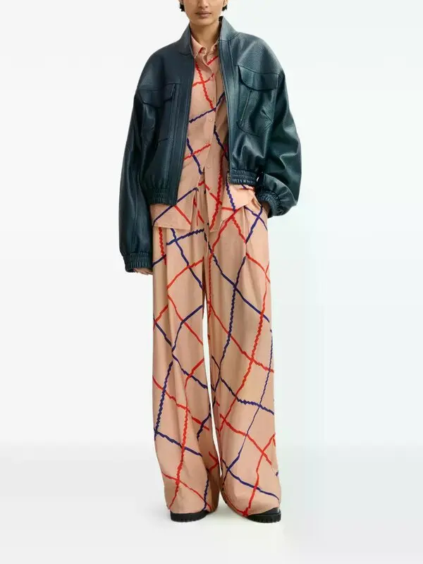 Essentiel Antwerp Wide Leg Drawstring Trousers - Neutrals
