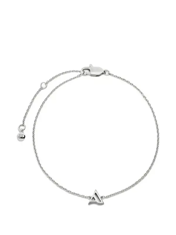 Monica Vinader Initial A Chain Bracelet - Silver