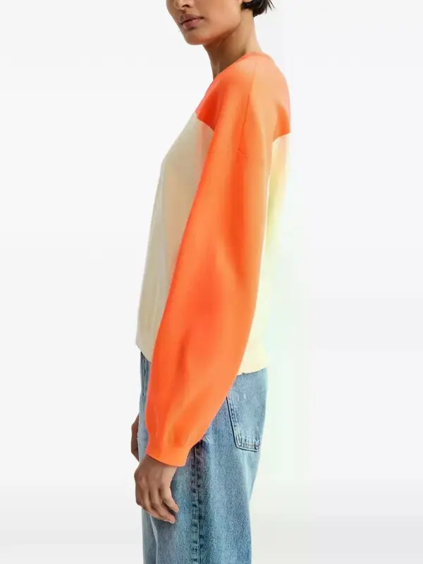 Essentiel Antwerp Two-tone Ribbed-cuff Sweatshirt