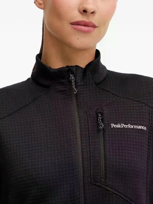 PEAK PERFORMANCE Half-zip Textured Sweatshirt