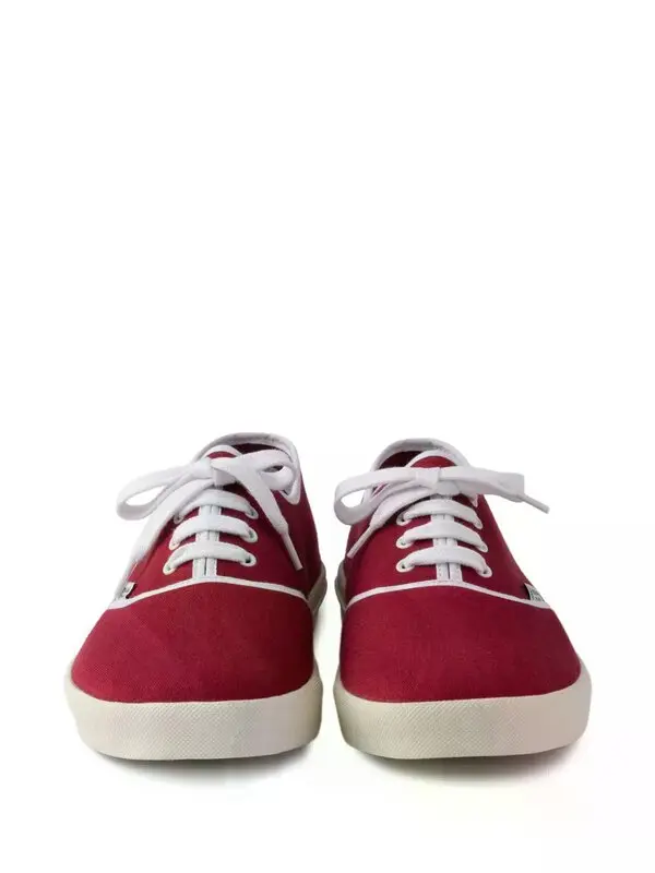Prada Lace-up Sneakers - Red
