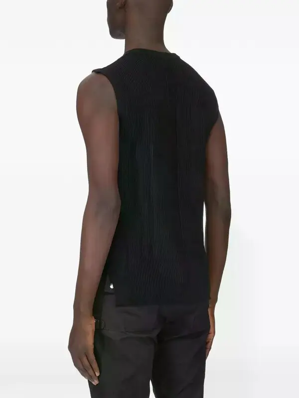 Rick Owens Ribbed Knit Sleeveless Top