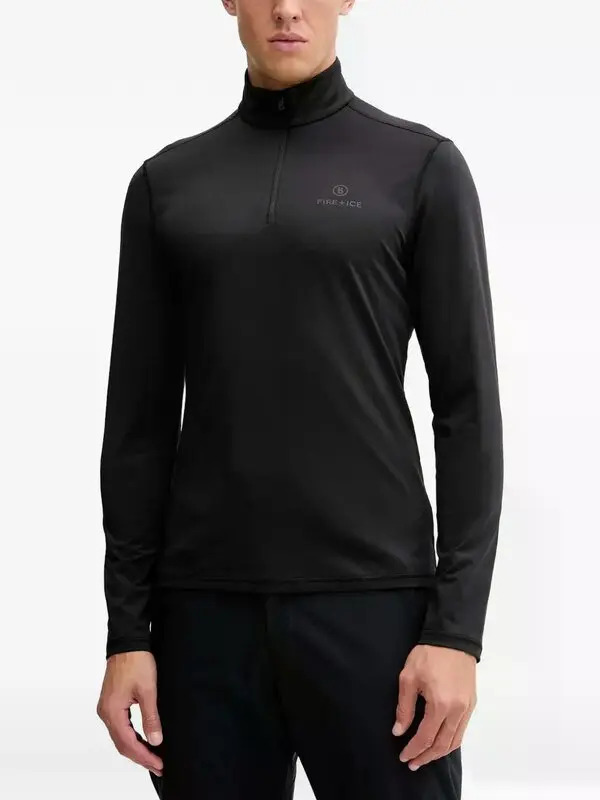 Bogner Pascal Half-zip T-shirt - Black