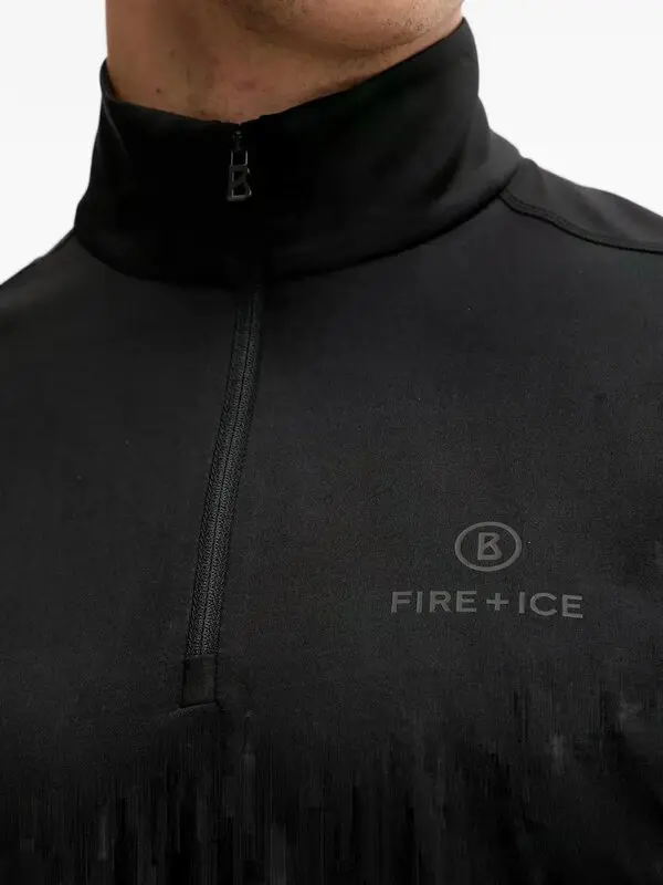 Bogner Pascal Half-zip T-shirt - Black