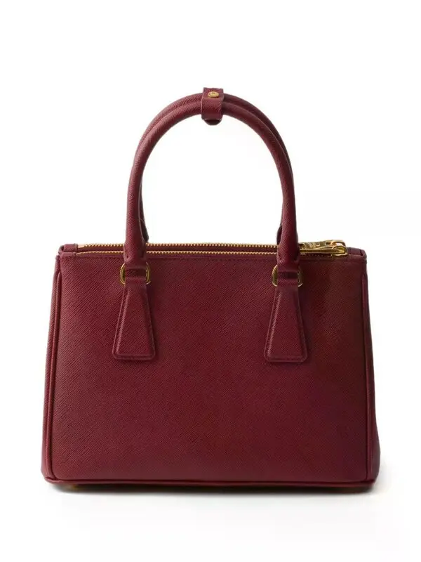 Prada Saffiano Leather Tote Bag - Red