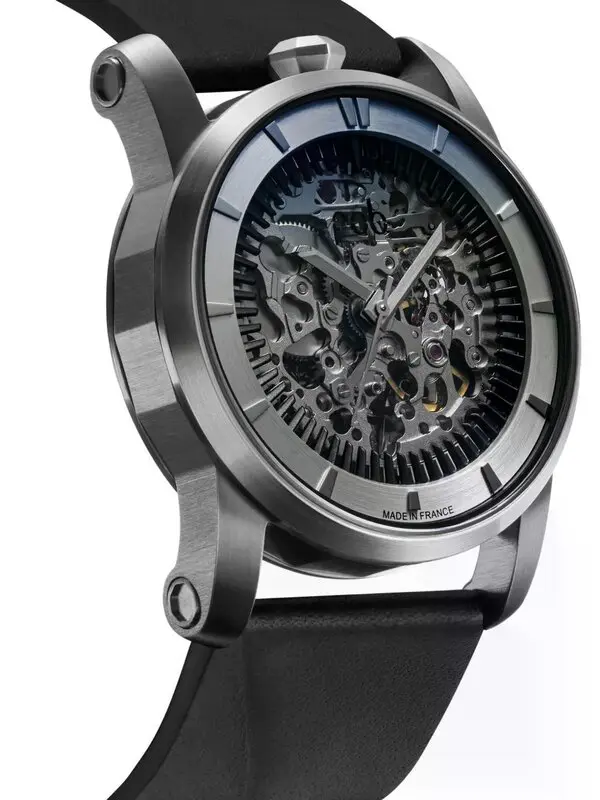 FOB PARIS Automatic Chronograph Watch With Silver-tone Dial - Grey