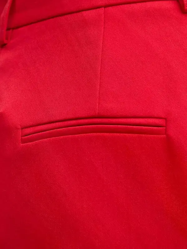 NEVER FULLY DRESSED Wide-leg Pleated Trousers