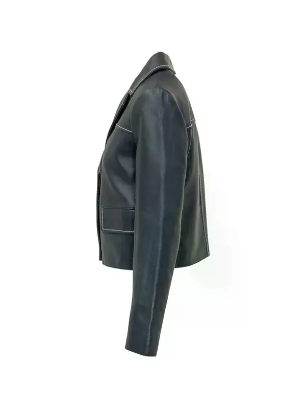 Michael Kors Heavy Leather Blazer
