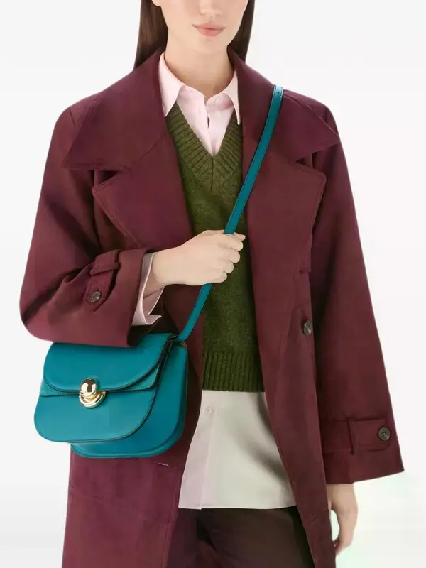 Furla Small Sfera Flap Crossbody Bag - Blue