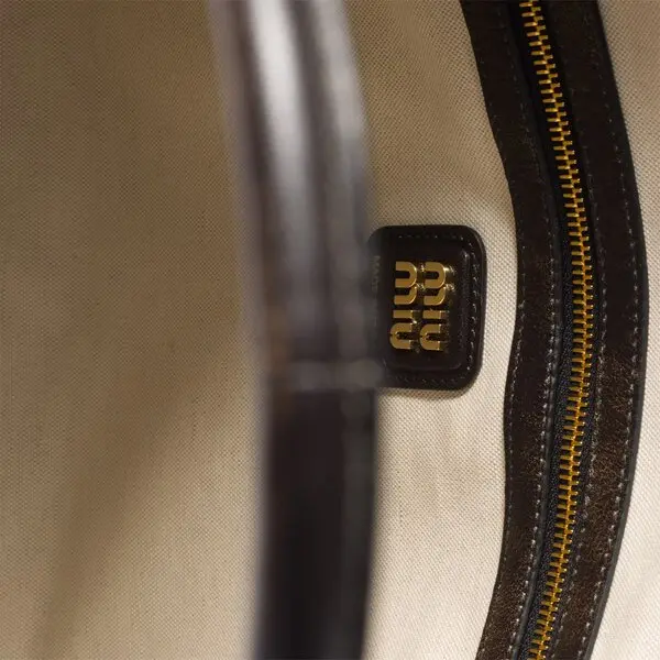 Miu Miu Ivy Leather Tote Bag