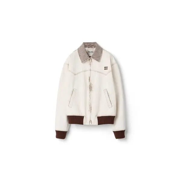Miu Miu Denim Blouson Jacket