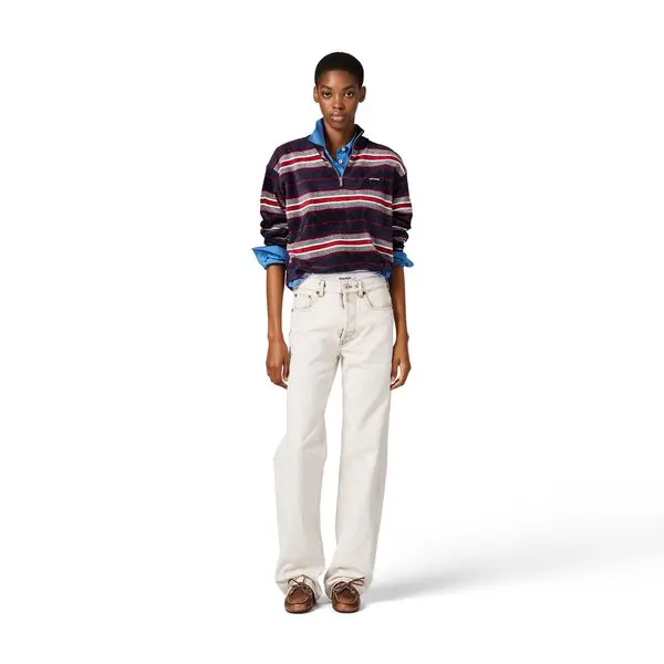 Miu Miu Chenille Half-zip Sweater