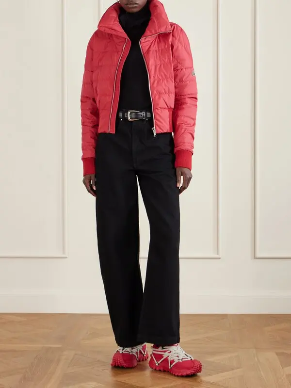 Rick Owens Moncler + Appliquéd Quilted Down Jacket