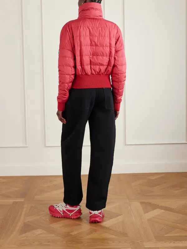 Rick Owens Moncler + Appliquéd Quilted Down Jacket