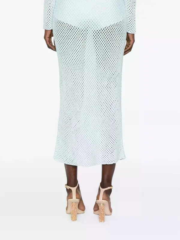 Simkhai Elasticated Waistband Midi Skirt