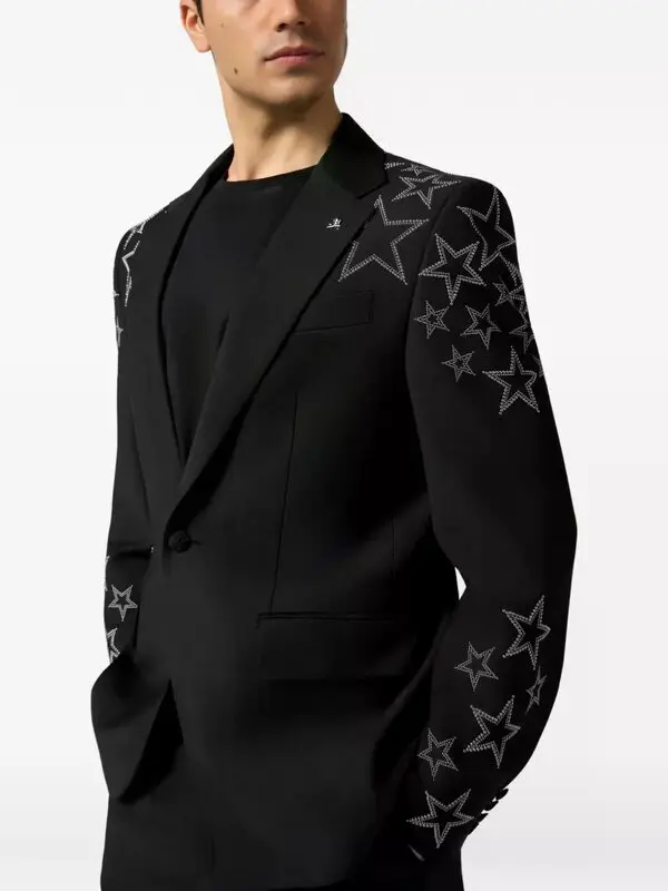 Philipp Plein Studs Star-detail Blazer