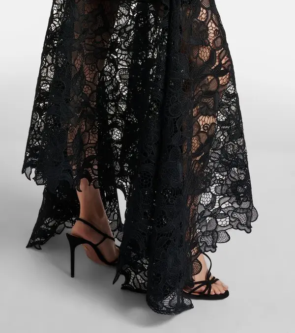 Costarellos Janica Lace Gown - Black