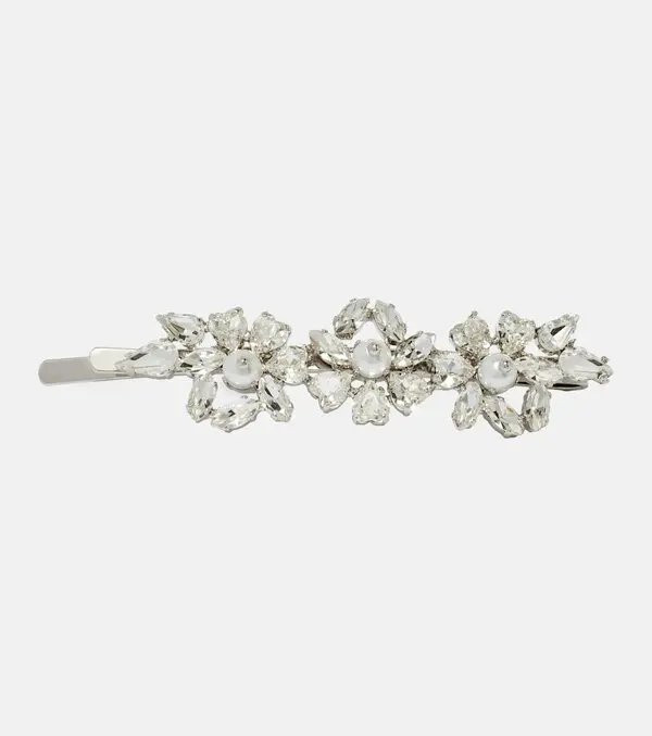 Simone Rocha Embellished Hair Clip - Silver