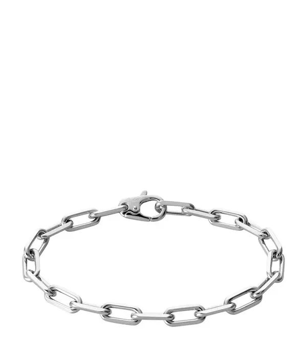 Cartier Karat White Gold Chain Bracelet - Silver