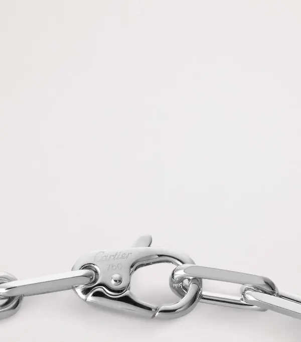 Cartier Karat White Gold Chain Bracelet