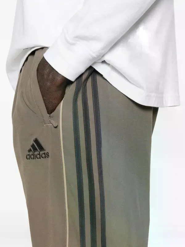 Adidas Teamgeist Adicolor Stripe-detail Track Pants - Brown