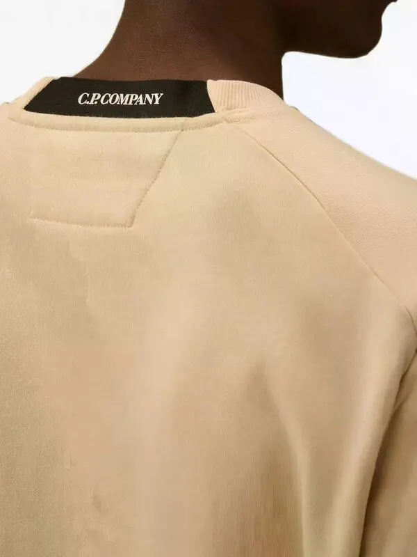 C.P. COMPANY Logo-patch Crew-neck Sweatshirt
