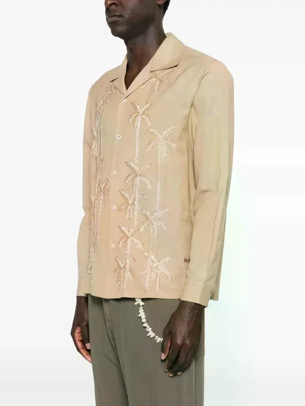 BAZISZT Palm-tree Shirt