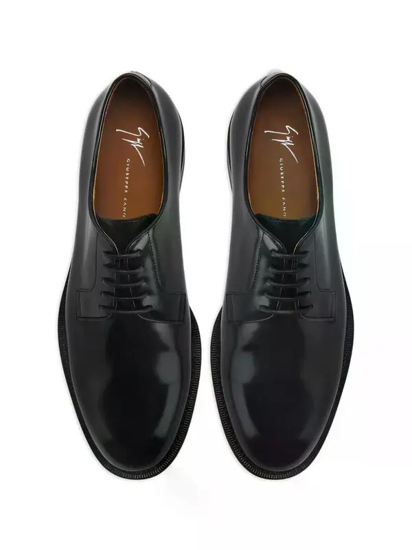GIUSEPPE ZANOTTI Patent Leather Derby Shoes