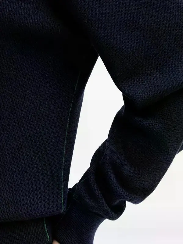 Lacoste Crew Neck Logo Sweater - Blue