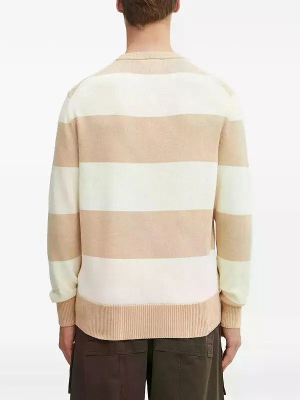 Lacoste Striped Badge Sweater