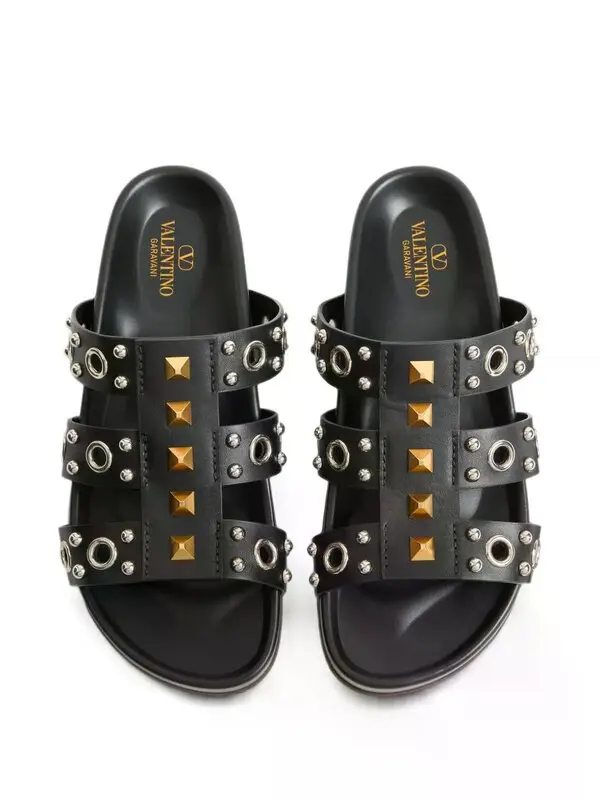 Valentino Garavani Studded Slide Sandals