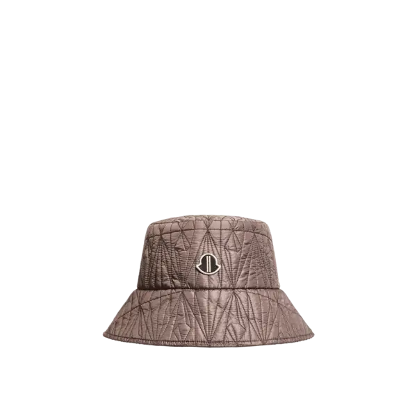 MONCLER + RICK OWENS Quilted Padded Bucket Hat - Brown